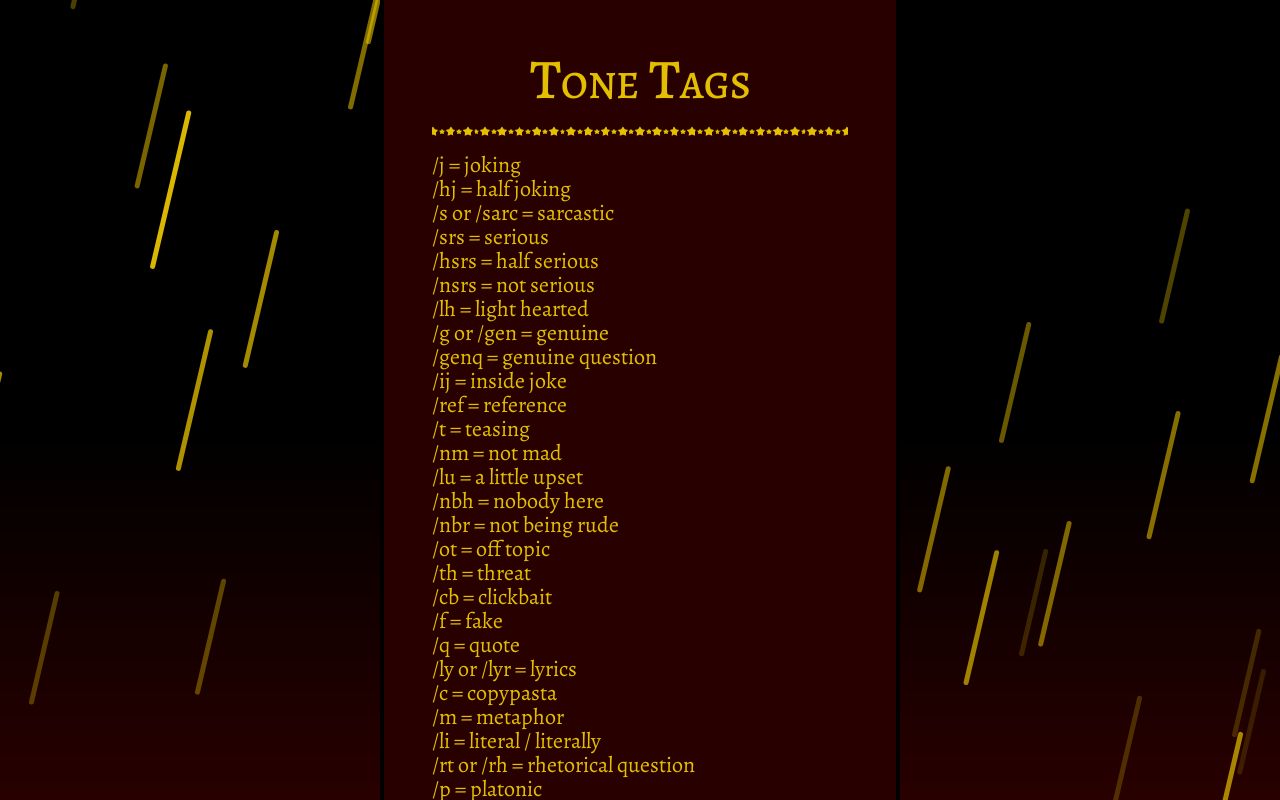 Tong Tags
